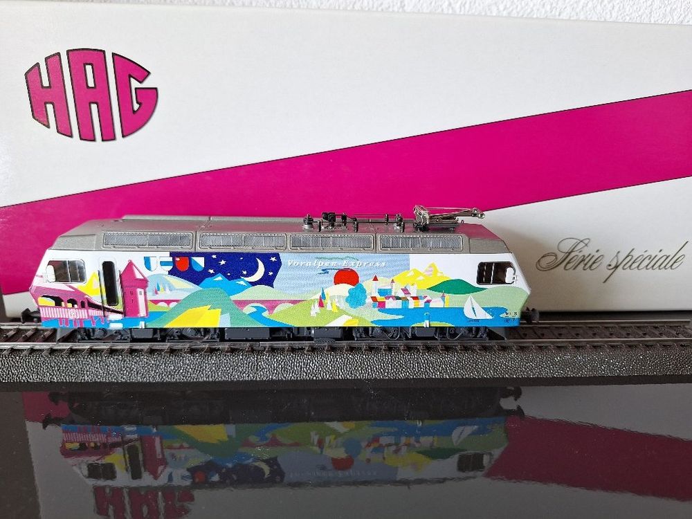 HAG HO . Locomotive Re 4/4 BT, 50 ans de HAG, selon photos (Neuf avec ...