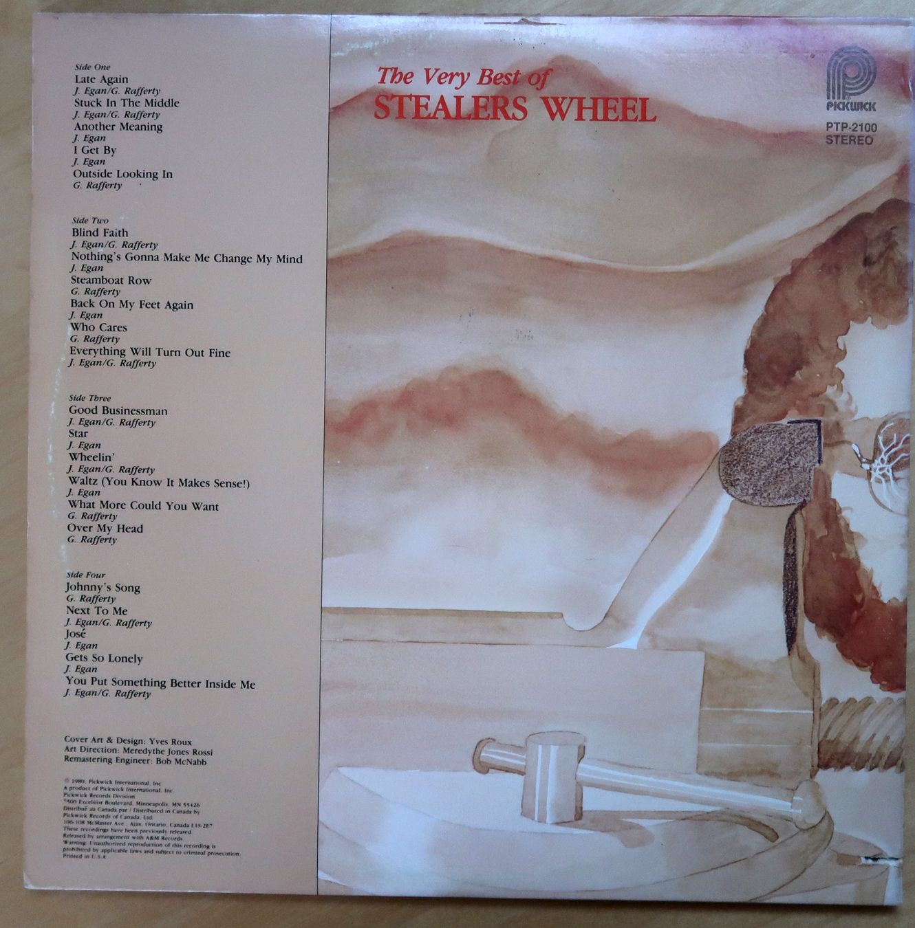 STEALERS WHEEL (feat. GERRY RAFFERTY) - THE VERY BEST (2 LP) (Gebraucht ...