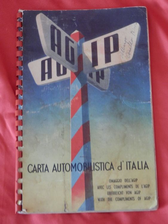 AGIP Strassenkarte Italien von 1954 (Gebraucht) in Weiach für CHF 5 ...