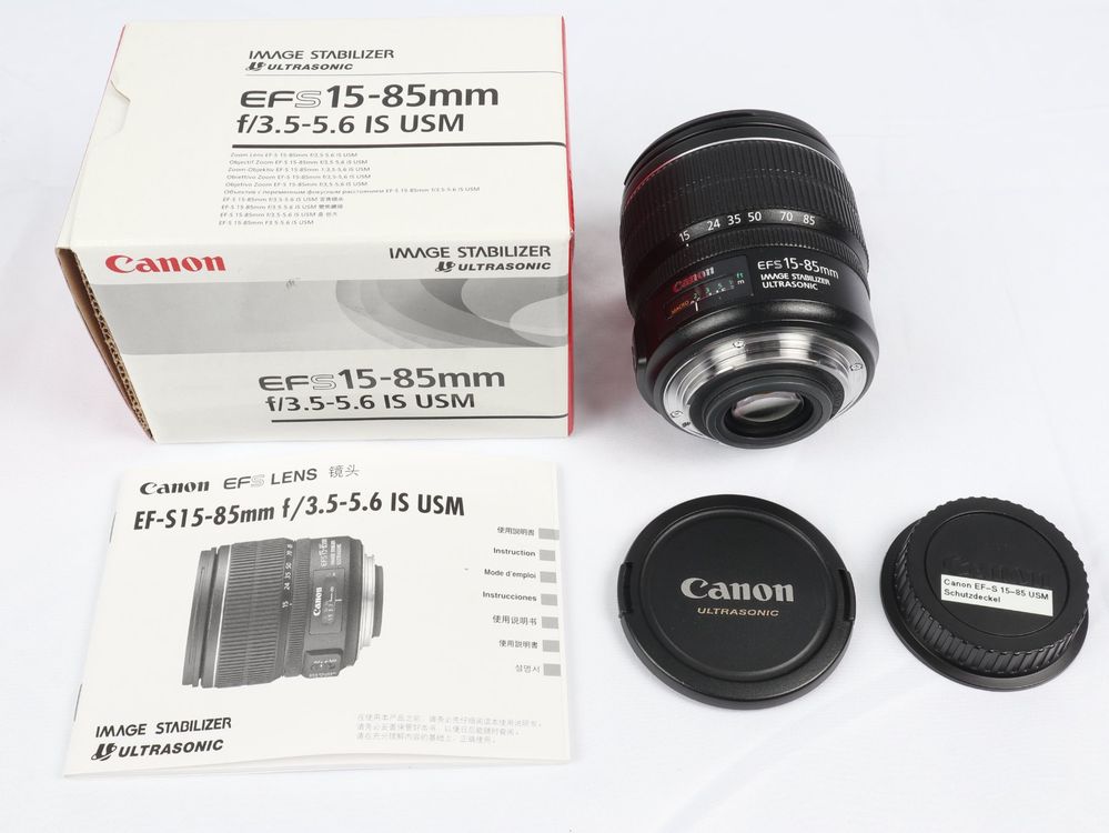 CANON EFS 15-85mm f/3.5-5.6 IS USM (Gebraucht) in Steinen für CHF 100 ...