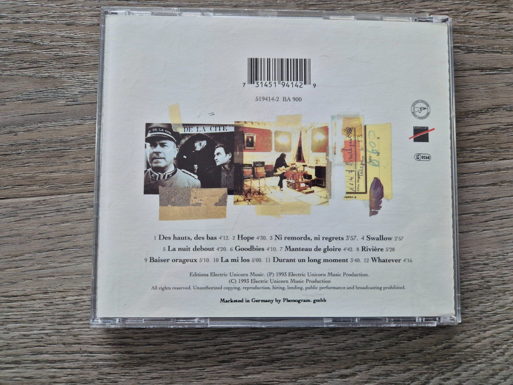 Stephan Eicher - Carcassonne CD (Gebraucht) in Eglisau für CHF 2 – mit ...