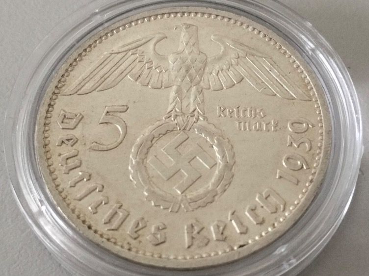 5 Deutsche Reichsmark 1939F Sammlerstück (Gebraucht) in Burgdorf für CHF 27.7 – mit Lieferung ...