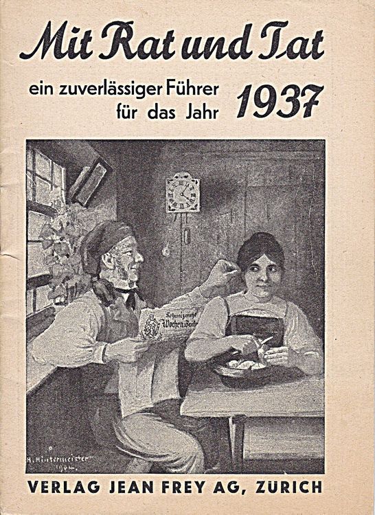 Taschenkalender - Mit Rat und Tat, Führer für das Jahr 1937 (Gebraucht ...