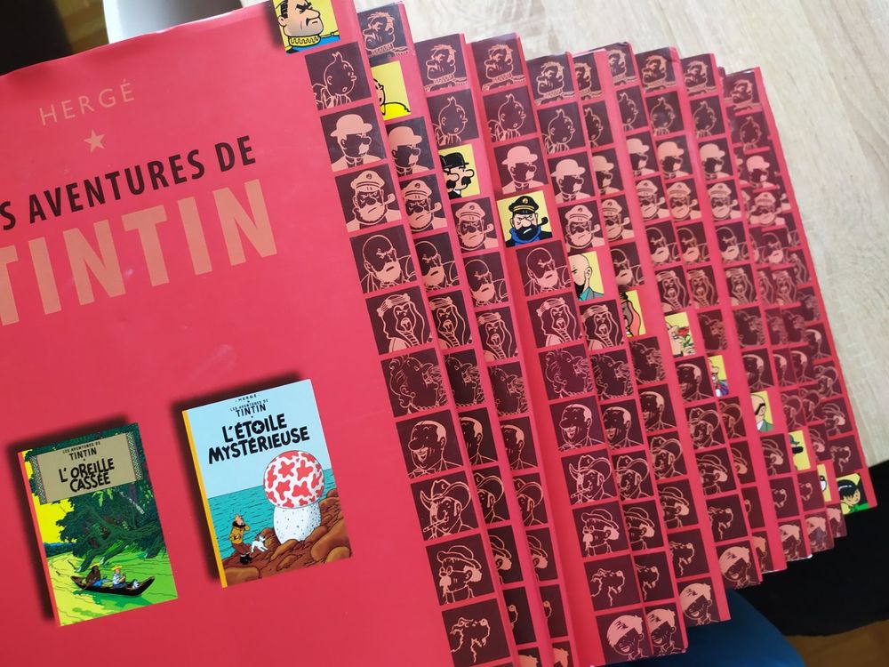 Tintin - œuvre complète en français + 12 livres explicatifs | Kaufen ...
