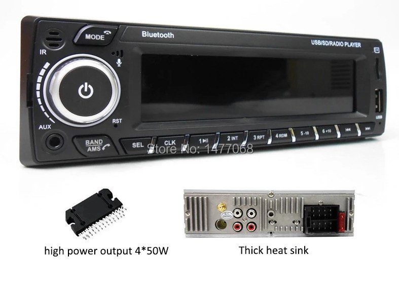 Autoradio PHYEE - 1DIN - 4 x 50W - USB, AUX, Bluetooth, DAB+ (Neu und originalverpackt) in ...