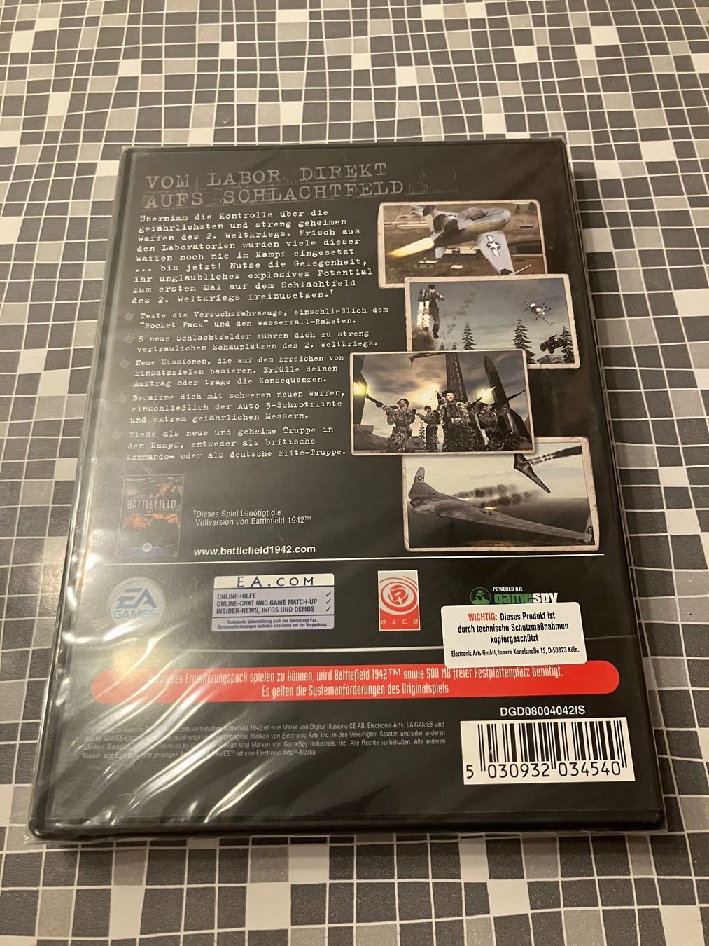 Battlefield 1942: Secret Weapons of WWII Addon - PC (sealed) (Neu und ...