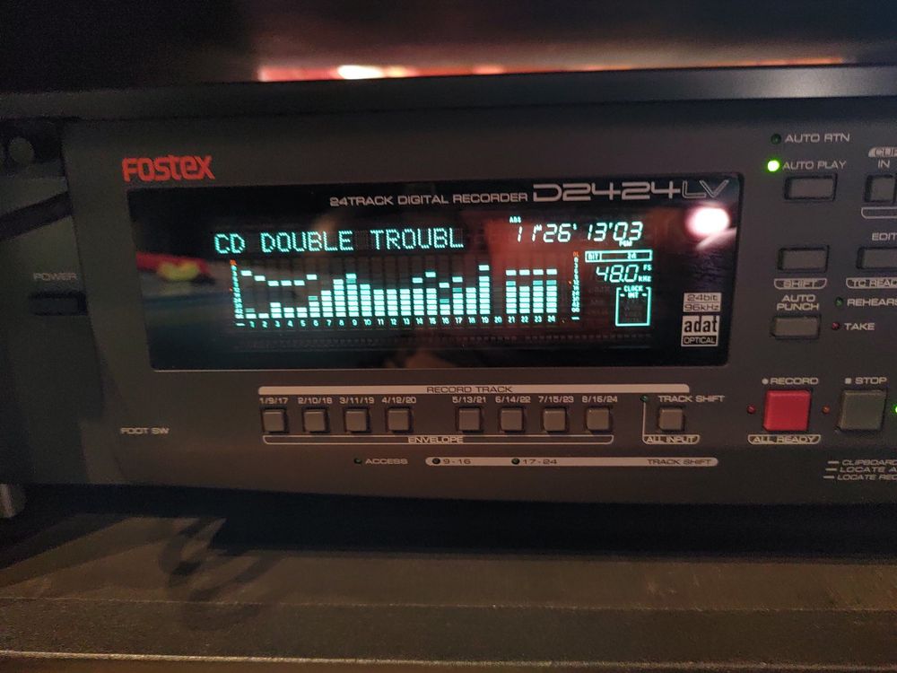 Fostex D2424LV 24 Track Digital Recorder mit Störung (Gebraucht) in ...