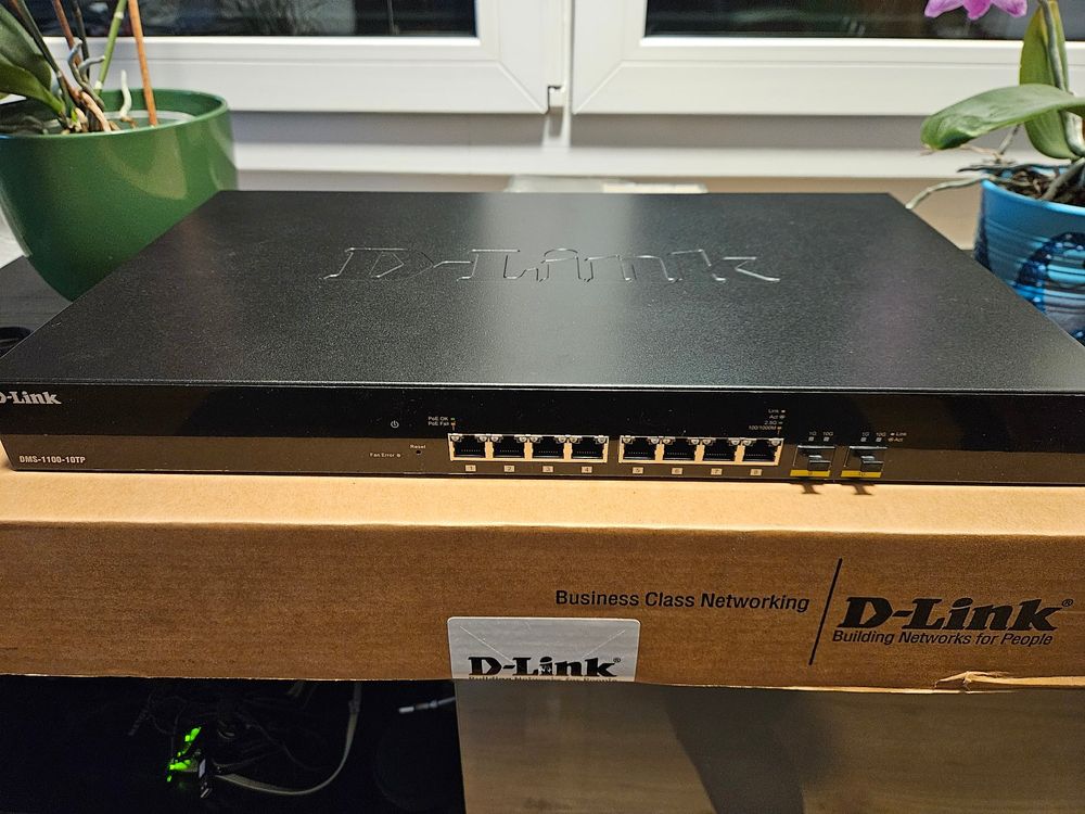 Neu - D-Link DMS-1100-10TP Managed Switch 8x2.5G PoE+ 2x10G (Neu und ...
