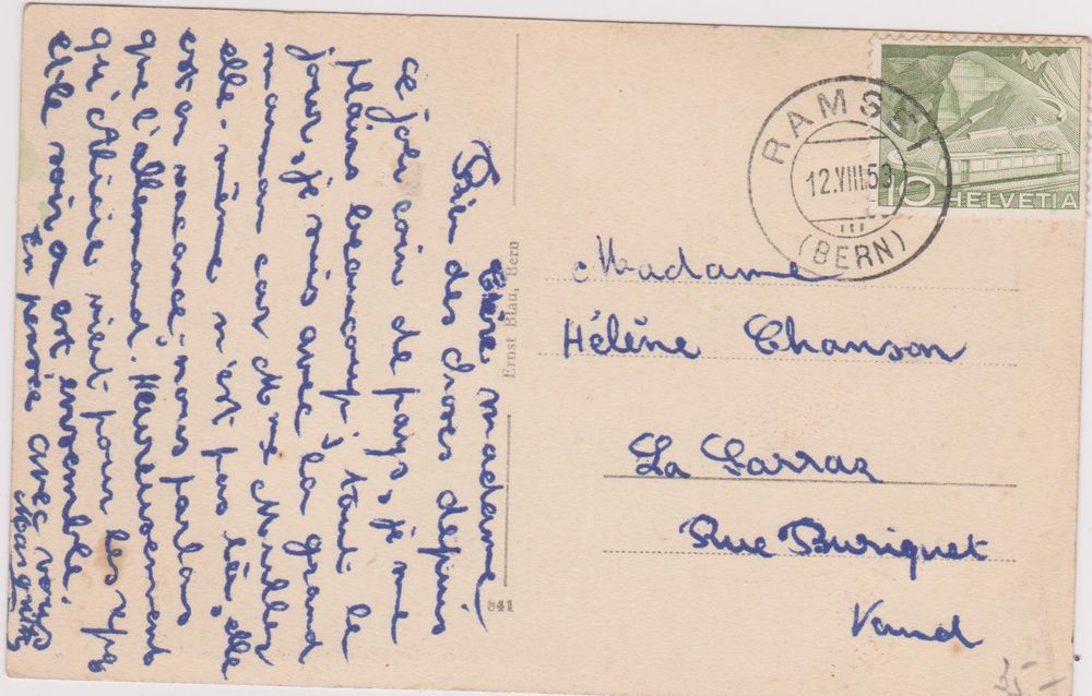 Ramsei, 1953 (Karte ist viel älter) | Kaufen auf Ricardo