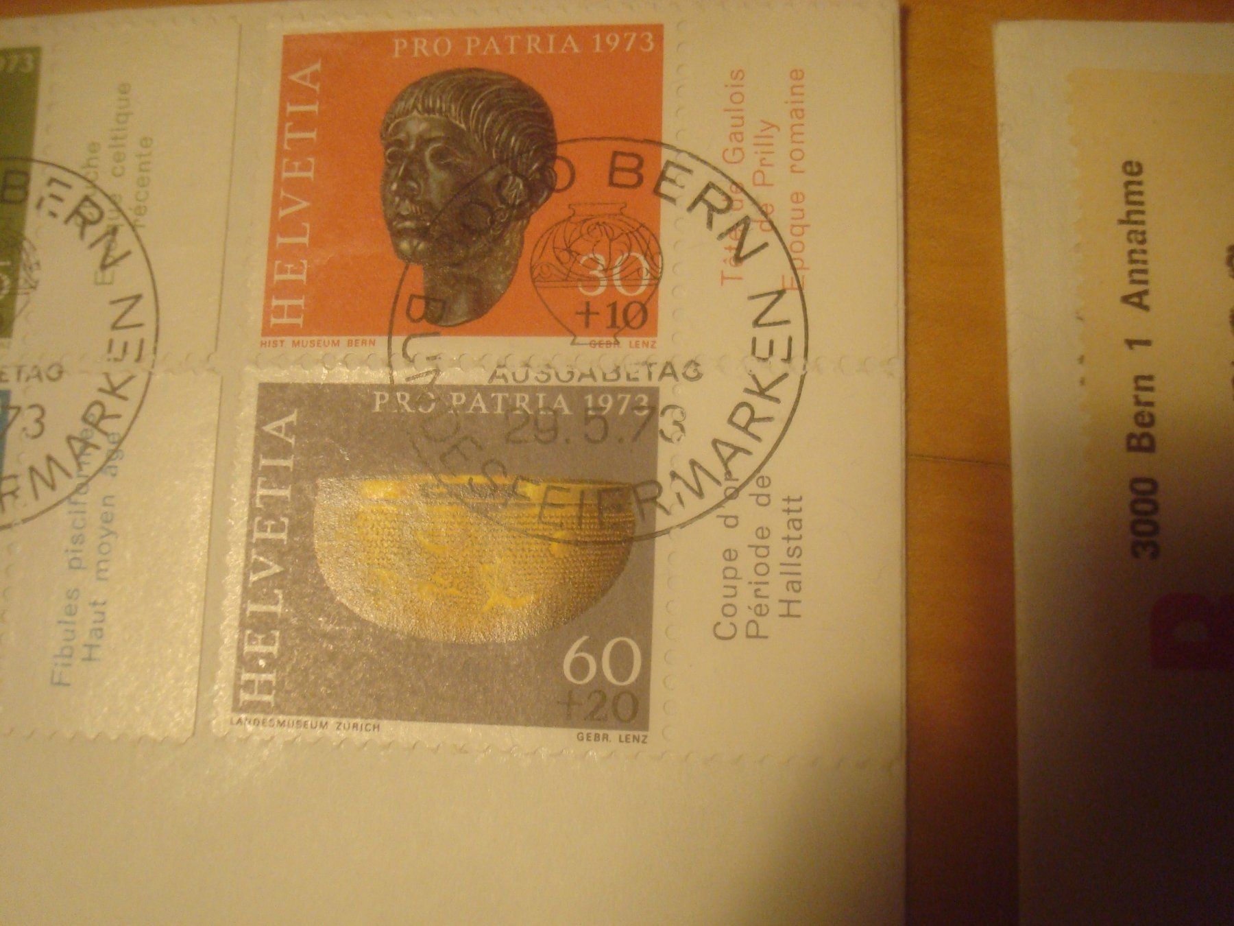 PP 1973 FDC 3 Serien einmal mit Anhang schön gestempelt 75RP (Gebraucht ...