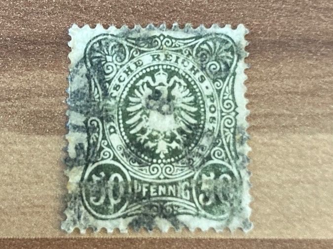 Briefmarke Deutsches Reich 1879 (Gebraucht) in Hünenberg für CHF 1 ...