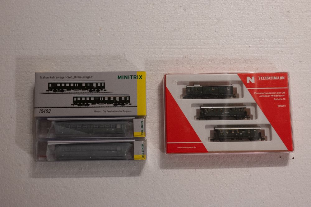 Minitrix 2x15451 15409 und Fleischmann 806201 (Gebraucht) in Kilchberg ...