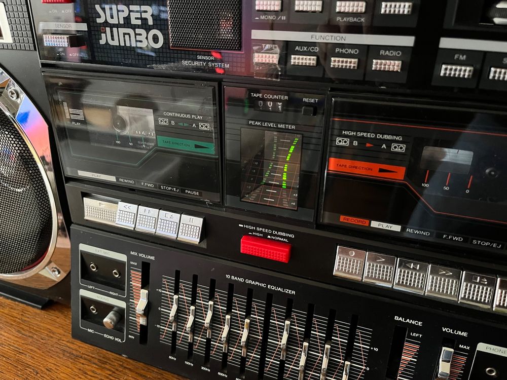 SuperTech - SUPER JUMBO (Model J-747S), Ghettoblaster / RAR! (Defekt ...