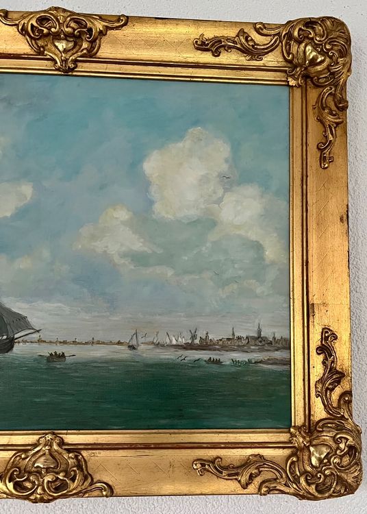 Oelbild Segelschiff | Kaufen auf Ricardo