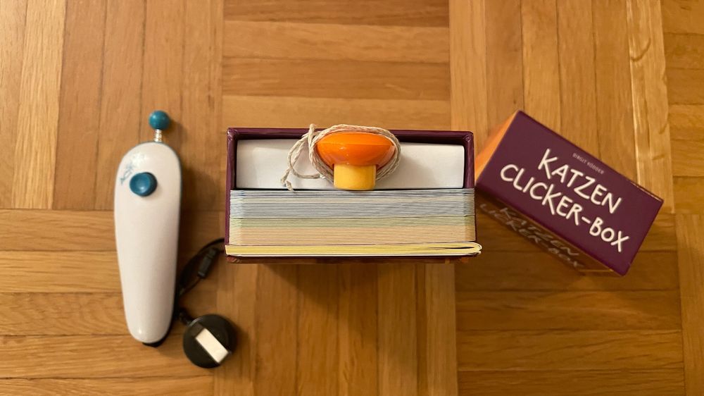 Katzen-Clicker-Box Clicker Training Katzen inkl. 2 Klicker | Kaufen auf ...