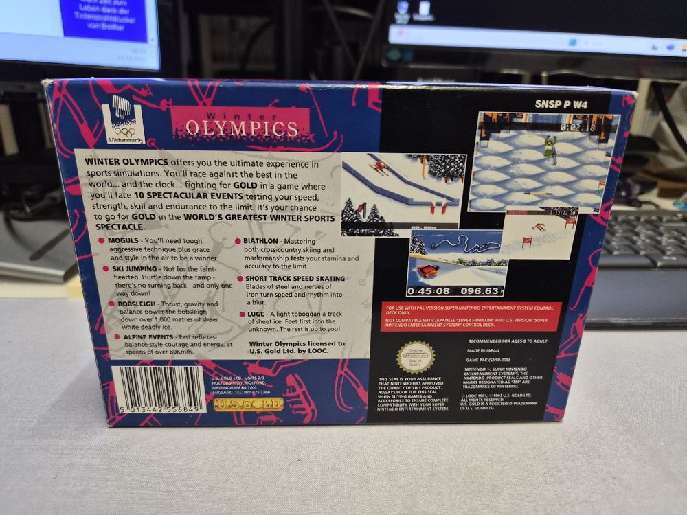 Winter Olympics SNES - Lillehammer 94 - Top Zustand! (Gebraucht) in ...