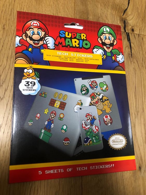 Super Mario Tech Sticker Nintendo (Neu und originalverpackt) in Elsau ...