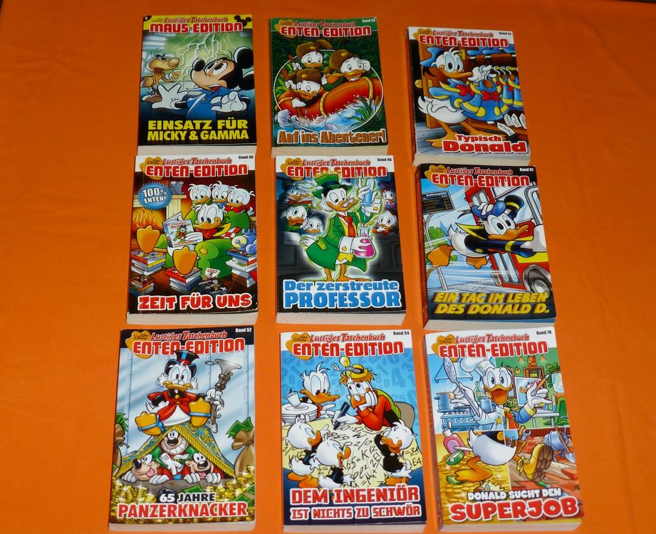 Walt Disney/ 9 Bde LTB Sonderausgaben Enten- u. Maus-Edition (Gebraucht ...
