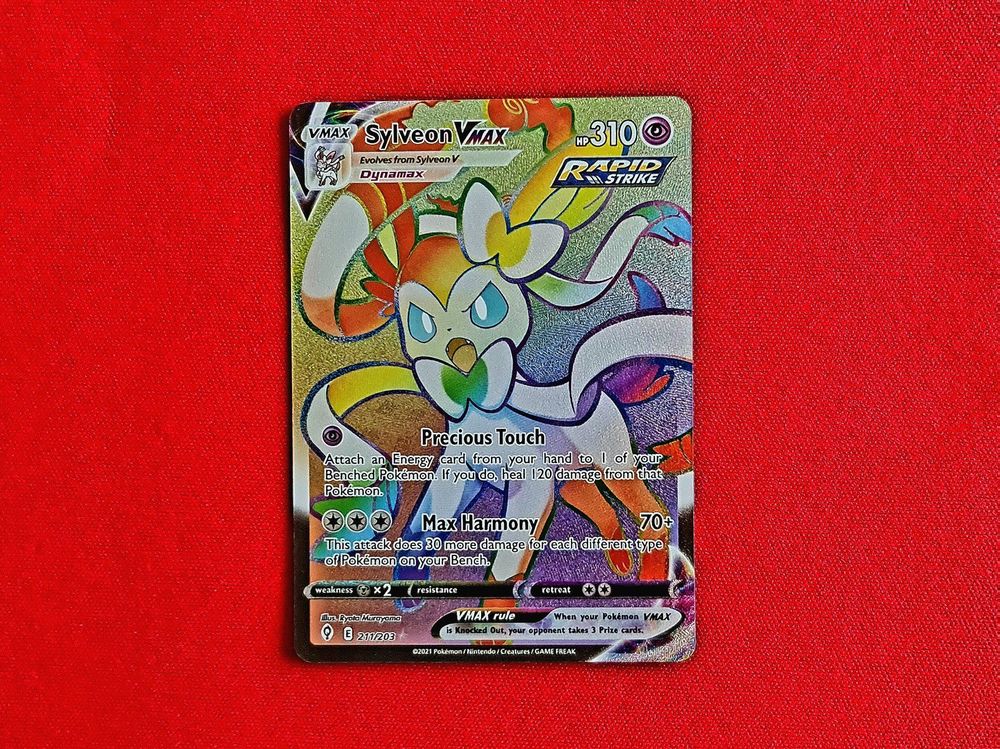 🌈 Sylveon VMAX Rainbow Evolving Skies EN (MINT) 🌈 ab CHF 1 (Gebraucht ...
