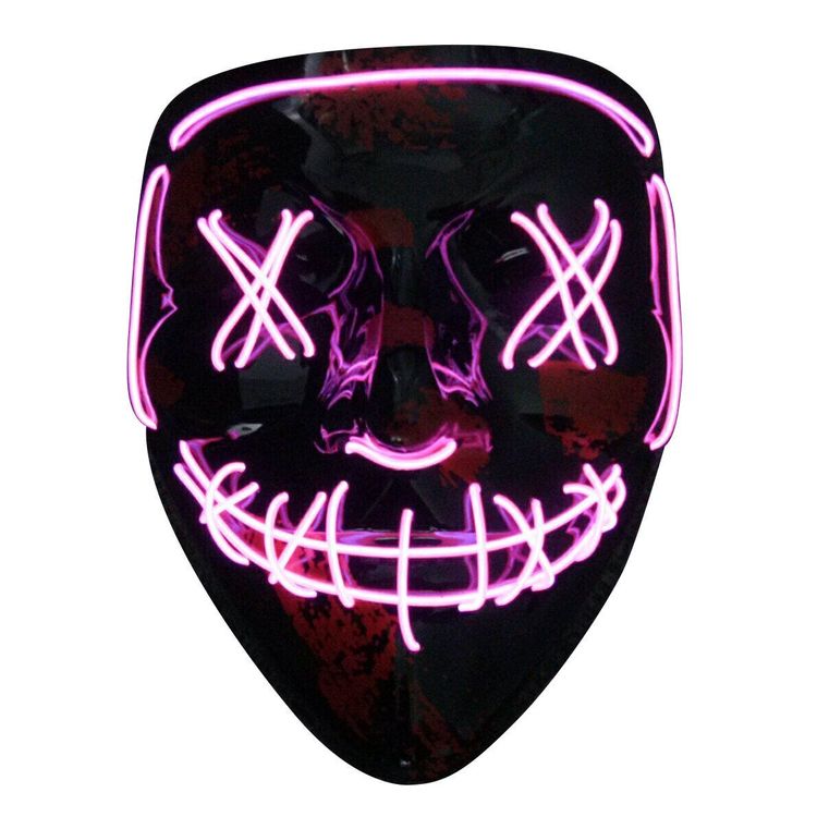 The Purge Mask (Pink) / Halloween Maske (Neu und originalverpackt) in ...
