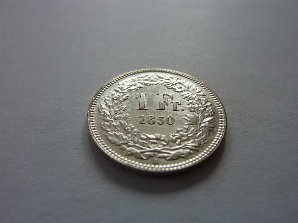 Uralter Einfränkler 1850, vorz.+ | Kaufen auf Ricardo