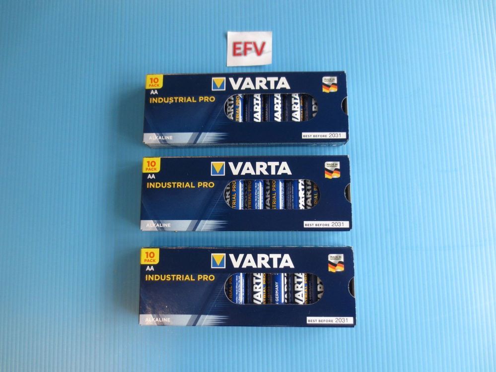 (KOPIE) 30 Stk. AA Varta Pro Batterien 2970mAh | Kaufen auf Ricardo