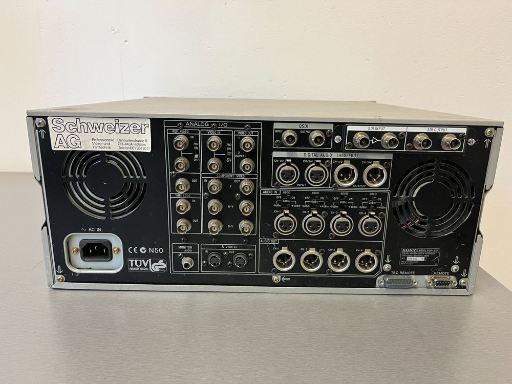 Sony DSR-85P DVCAM Digital Video Cassette Recorder (Gebraucht) in ...