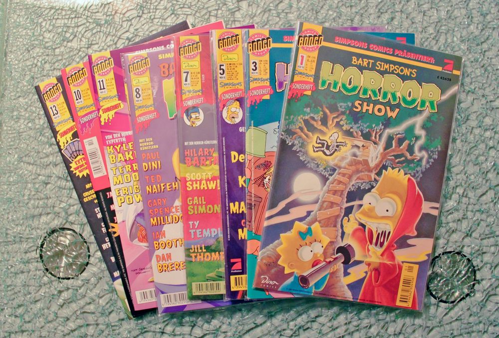 Bart Simpsons Horror Show Comic Sammlung (Neu (gemäss Beschreibung)) in ...