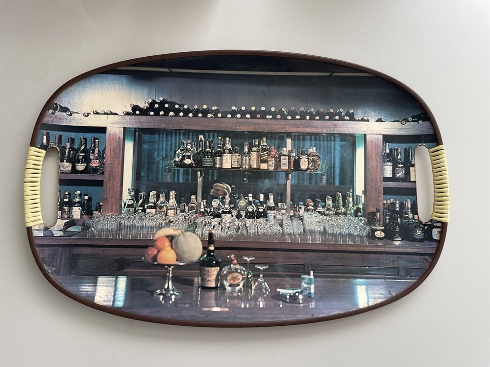 Vintage Bar Tray, Retro Serving Tray, 70s Design (Gebraucht) in Uster ...
