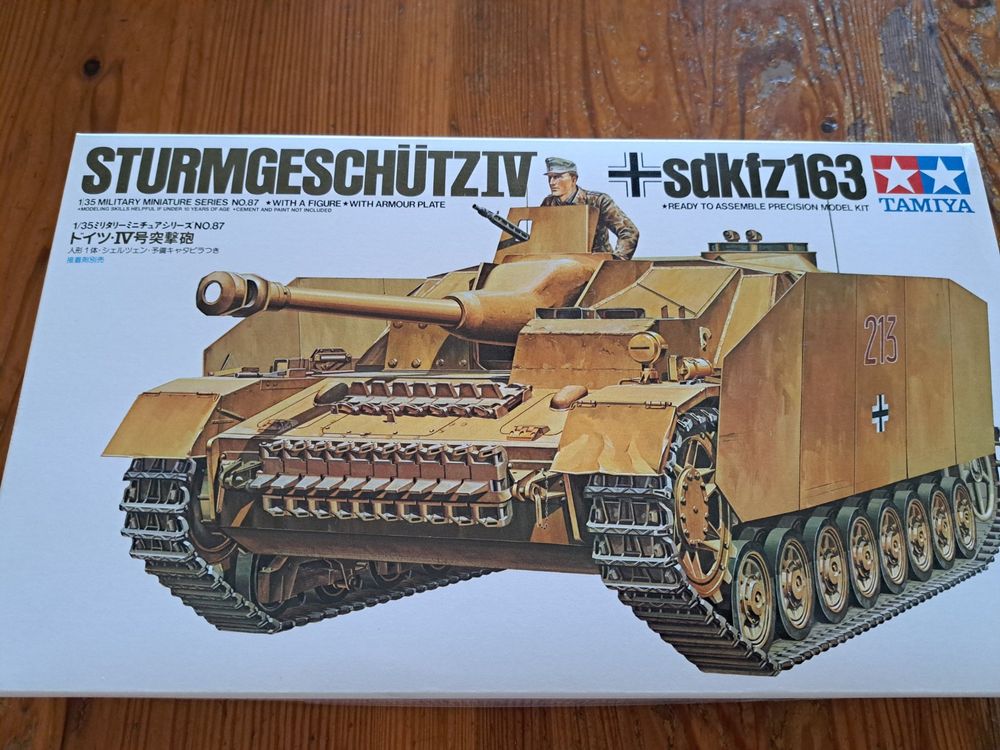 Sturmgeschütz IV sdkfz 163 1/35 tamiya 35087 (Neu (gemäss Beschreibung ...