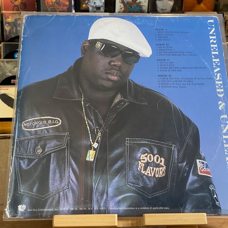 Notorious B.I.G. – Unreleased & Unleashed!..LP (Gebraucht) in Gals für ...