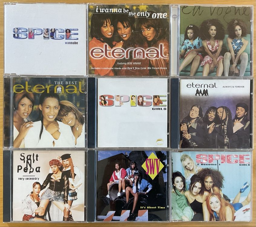90er Girlgroup CD Sammlung Eternal, Spice Girls, Salt n Pepa (Gebraucht ...
