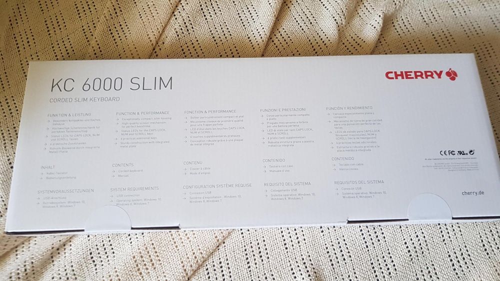 Cherry KC 6000 slim neu OVP | Kaufen auf Ricardo