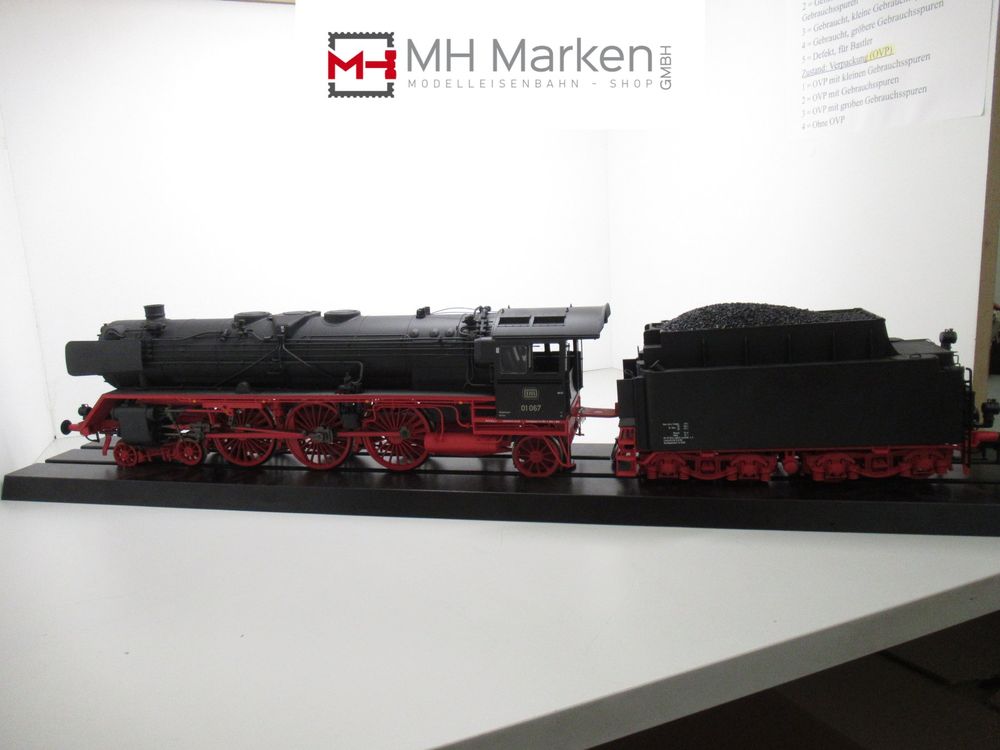 Märklin 55900 Dampflok BR01 der DB Digital Sound Spur 1 AC (Gebraucht ...
