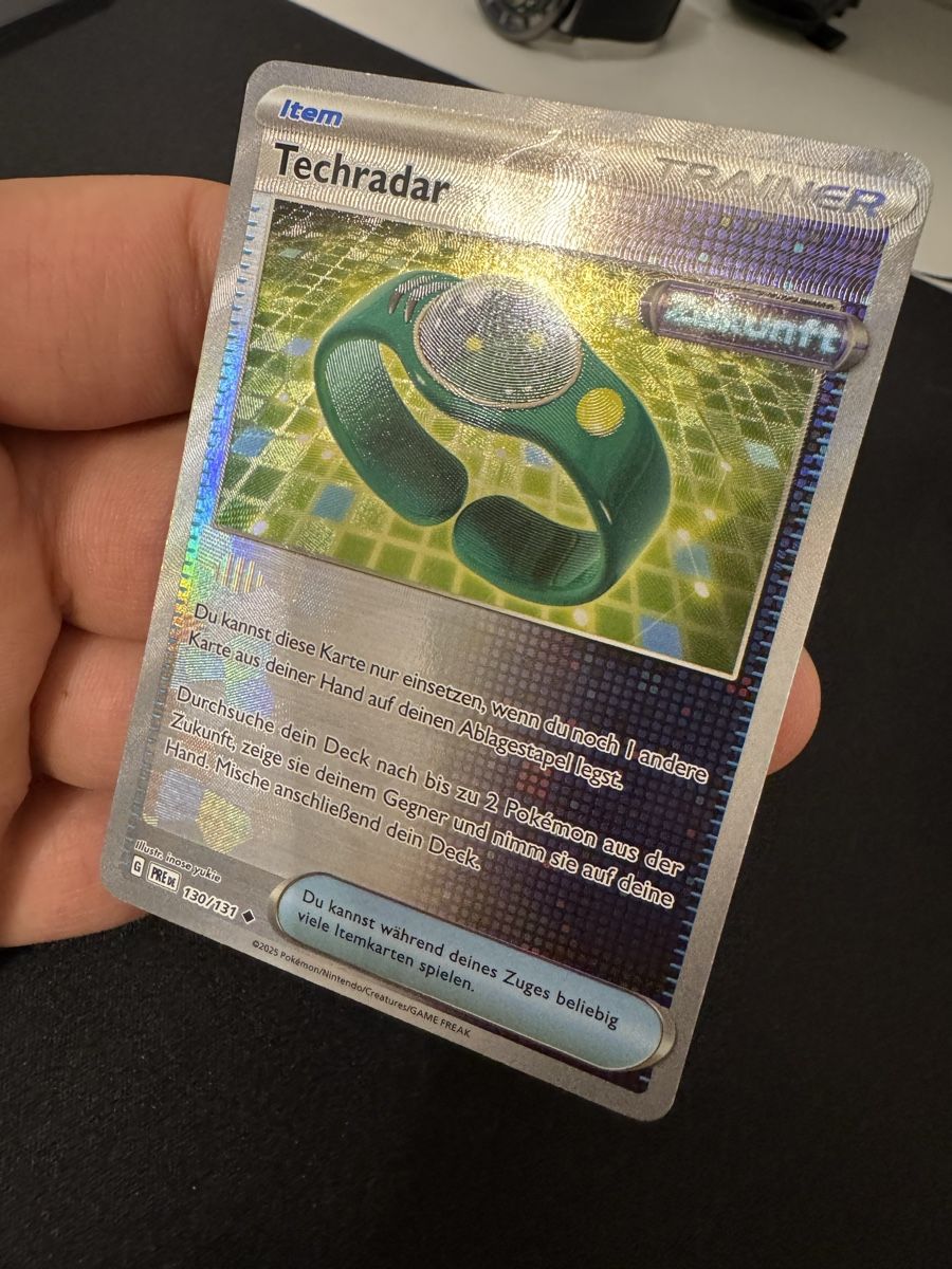 Techno Radar 130/131 – Pokéball Holo – Prismatic Evolutions (Neu ...