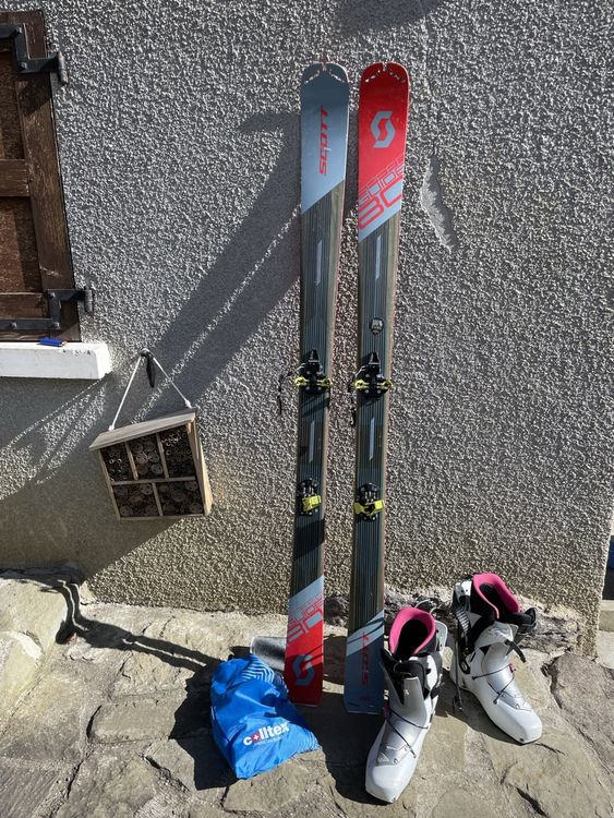 Skis de randonnée Scott speed guide 160cm avec peaux et fix (Gebraucht ...