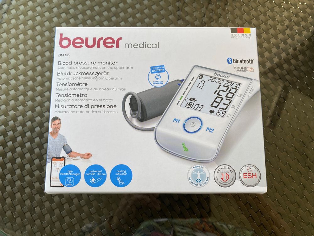 Blutdruckmessgerät Oberarm NEU Beurer BM86^5 (Neu und originalverpackt ...