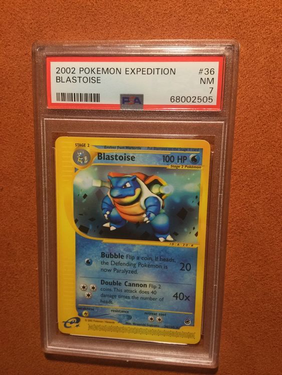 Blastoise, Pokemon Expedition (2002), PSA 7 Near Mint (D'occasion) à ...