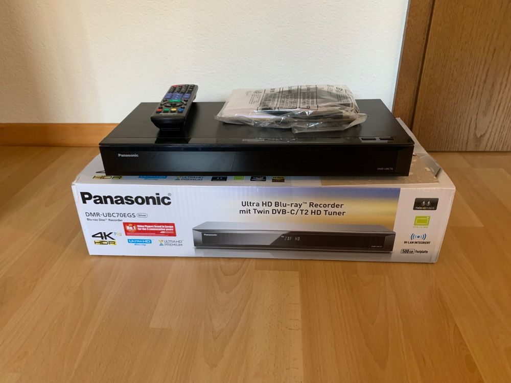 Panasonic DMR-UBC70 Blu-ray-Recorder UHD 4K Ultra HD (Gebraucht) in Hergiswil für CHF 130 – mit ...