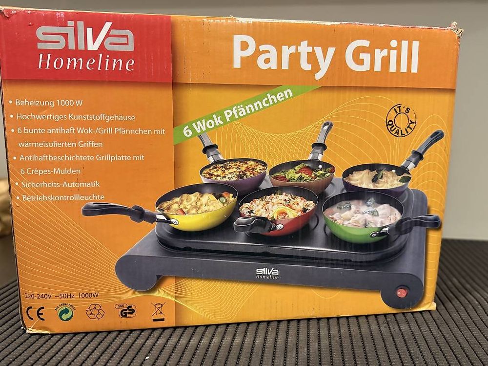 Silva Homeline Party Grill Wok Pfännchen (Gebraucht) in Strengelbach ...