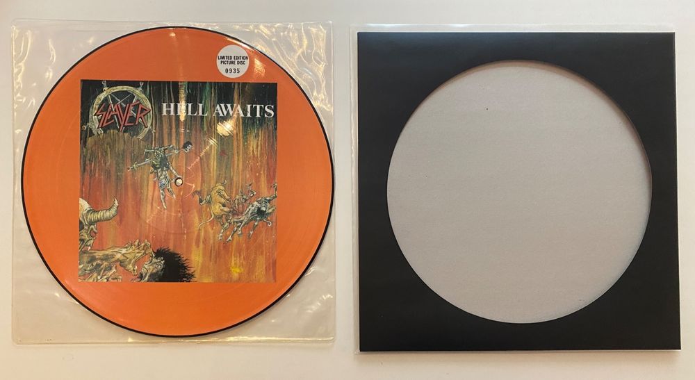 Slayer – Hell Awaits Pic Disc original SELTEN 1985 Numeriert | Kaufen ...
