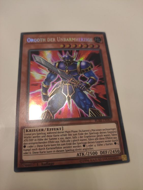 Orgoth der Unbarmherzige Yugioh (Gebraucht) in Dietikon für CHF 1 – mit ...