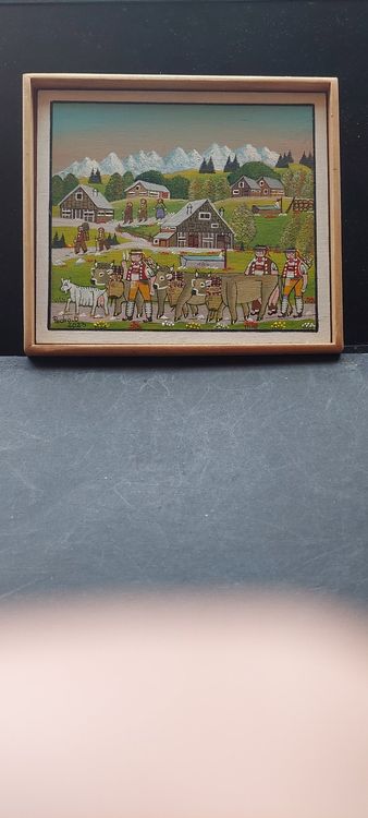 Appenzeller Bauernmalerei Bild Sommer *00 | Kaufen auf Ricardo