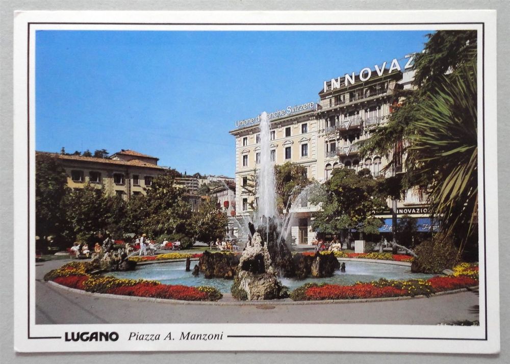 Lugano - Piazza A. Manzoni, 1986 | Kaufen auf Ricardo