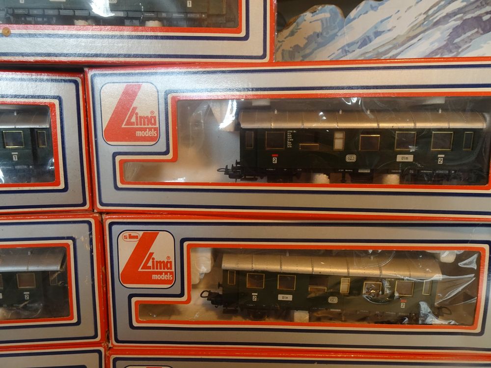 Lima 6 DB Personenwagen/1 Gepäckwagen H0 GL/int 50 (Gebraucht) in ...