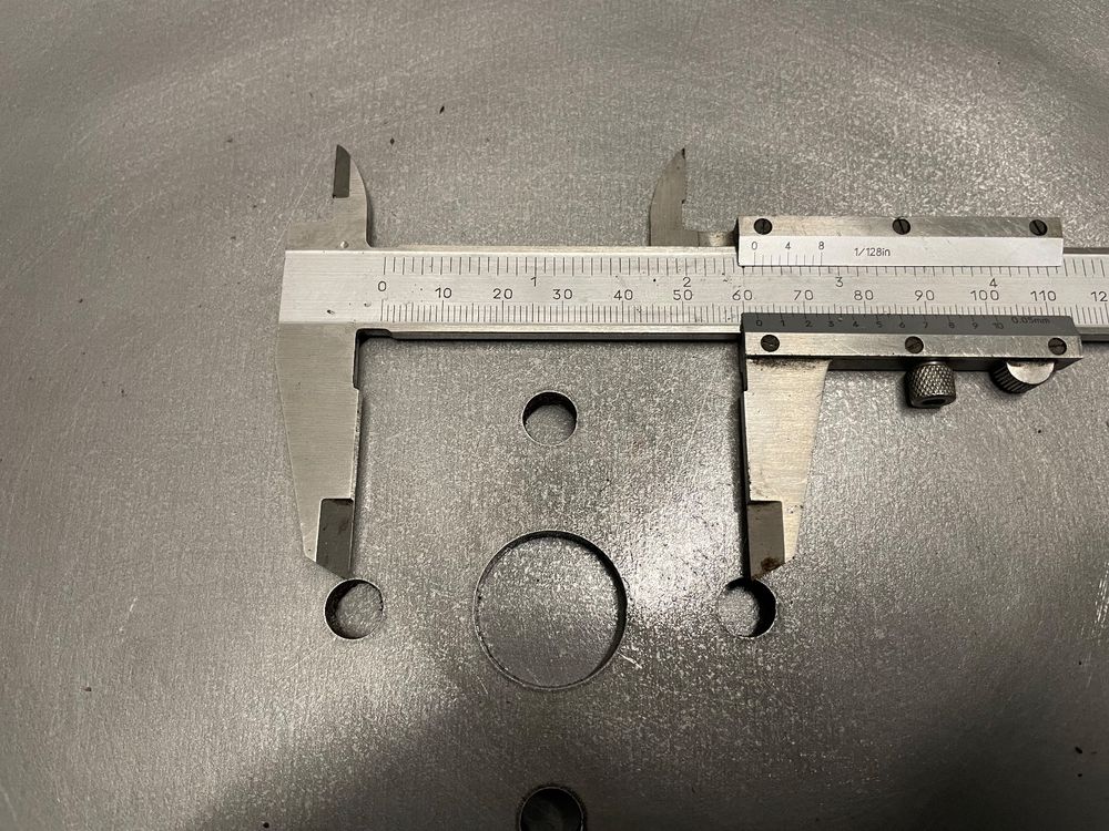 3 Stahlplatten Rondellen Metall Stahl (Neu (gemäss Beschreibung)) in ...