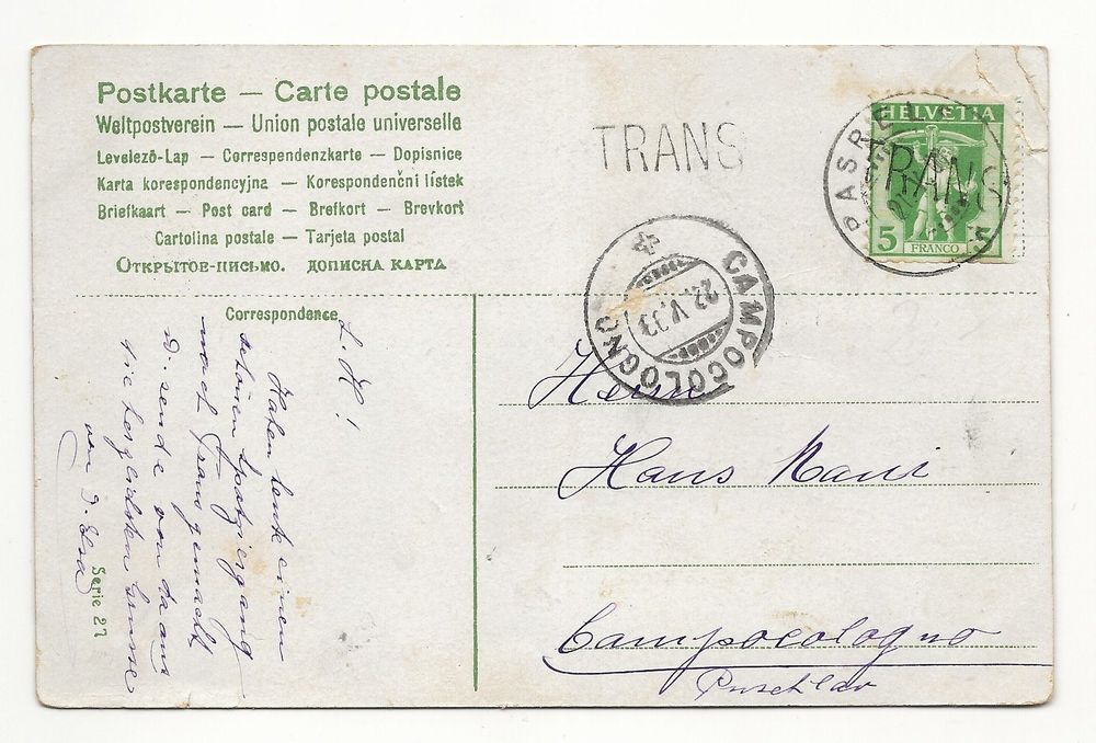 Stabstempel Trans 1899 wd (Gebraucht) in Aarau für CHF 6 – mit Lieferung auf Ricardo kaufen