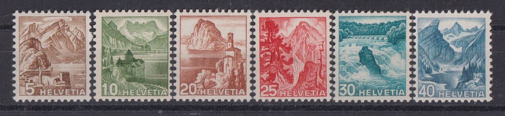 Schweiz 1948: Landschaftbilder ** - Kat. 60.-- | Kaufen auf Ricardo