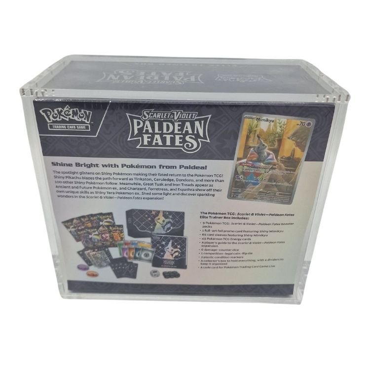 Paldean Fates Elite Trainer Box + Acrylic Magnetic Case | Kaufen auf ...
