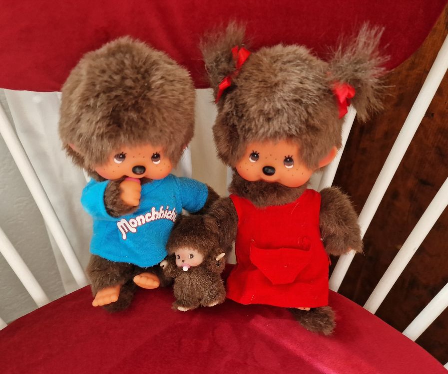 Monchhichi Family (Gebraucht) in für CHF 14 – mit Lieferung auf Ricardo ...